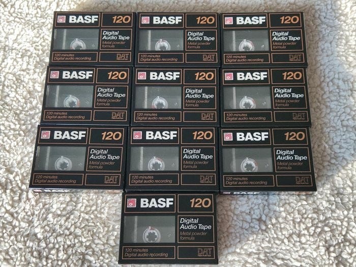 BASF - 120 DAT (Digital Audio Tape) metallpulverformel DAT - digitalt ...