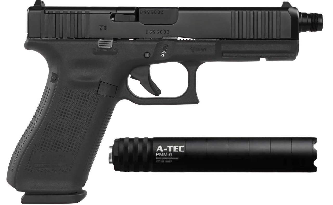 Glock 17 Gen5 MOS TB + A-Tec PMM6 + Glock Performance Avtrekk | FINN-torget
