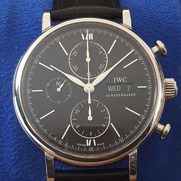 IWC - Portofino Day & Date Chronograph Automatic "Certificate Included ...