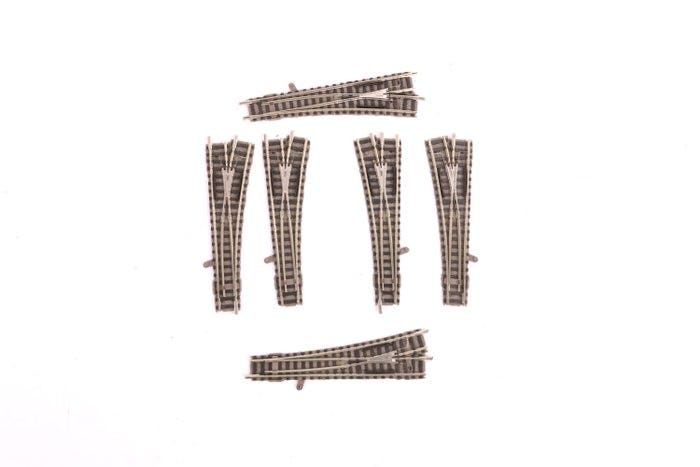 Fleischmann N - 9178/9179 - Modelltogspor (6) - Seks endringer, Piccolo ...