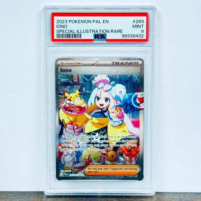 Pokémon Graded card - Iono - Paldea Evolved #269 - Pokemon - PSA 9 ...