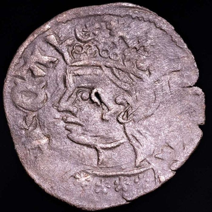 Kongedømmet Castilla. Alfonso XI el Justiciero (1312-1350). cornado ...