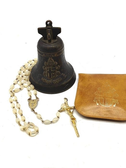 Rosenkrans - Eksklusiv rosenkrans fra pave Johannes Paul II i gull og ...