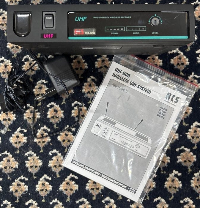 RCS - RU800 trådløst mikrofonsystem Mikrofon | FINN-torget