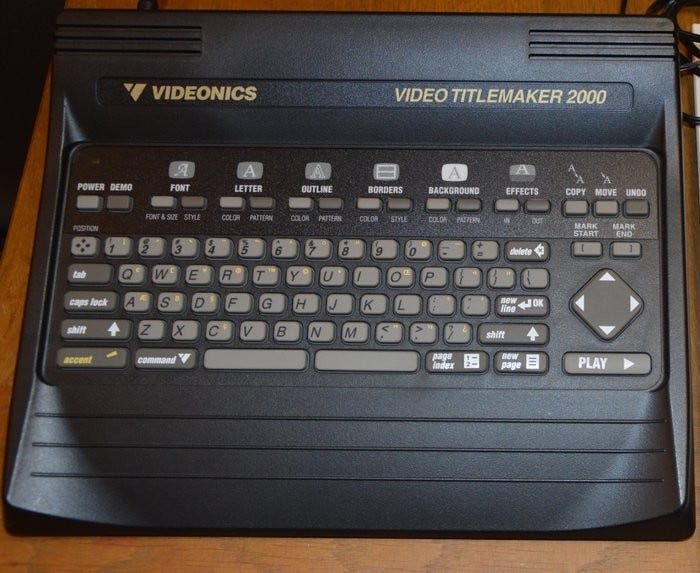 VIDEONICS T-2000 VIDEONICS | FINN-torget