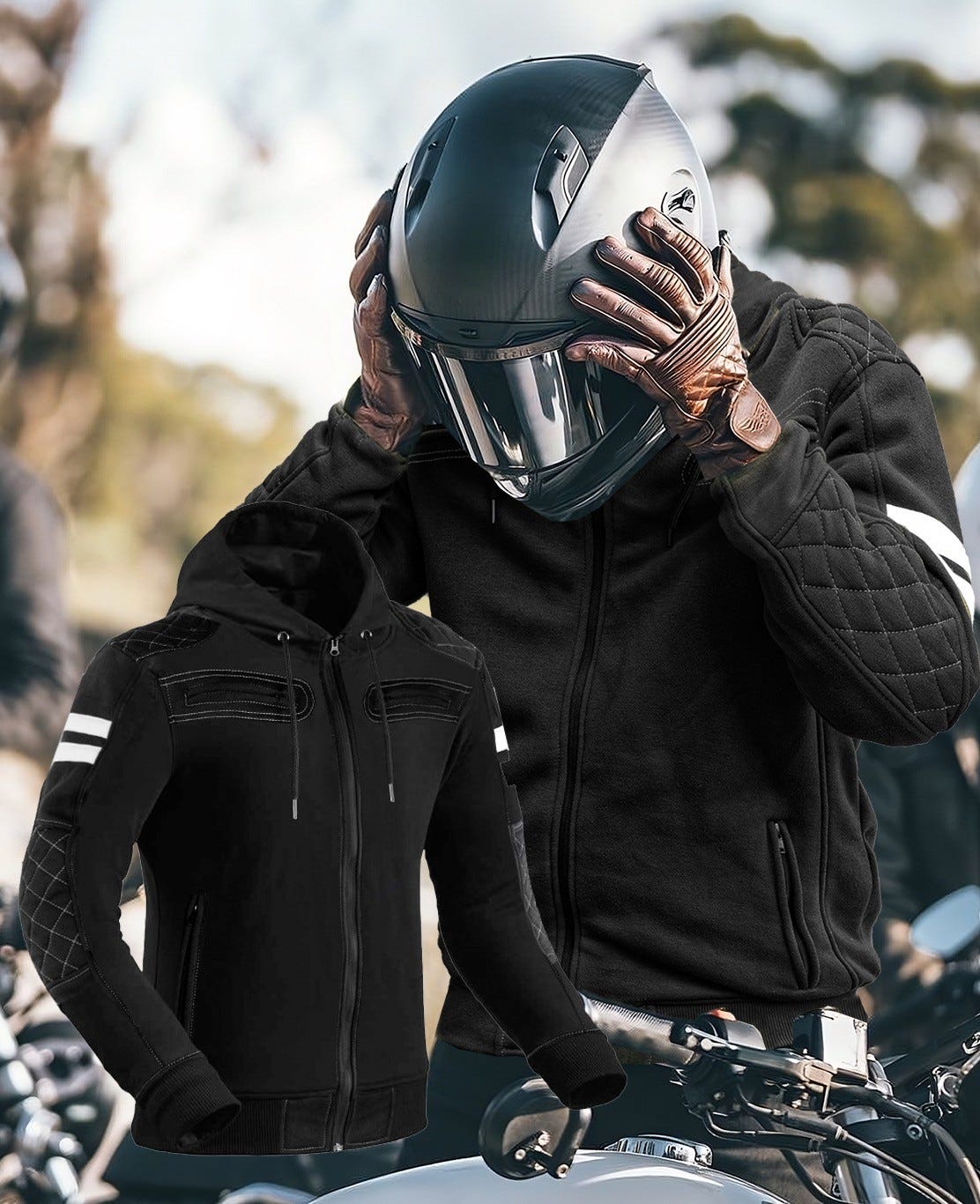 KEVLAR PREMIUM RIVALBLACK CE 17092:2020 VANNTETT MC HETTE | FINN-torget