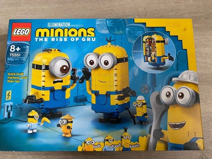 Lego - Minions - 75551 - Brick-built Minions and their Lair - 2010-2020 ...