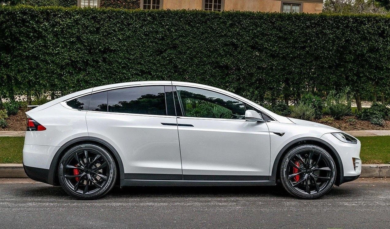 22" TESLA MODEL X FELGPAKKE M/DEKK! NAF-TEST 8,3 POENG! PÅ LAGER ...