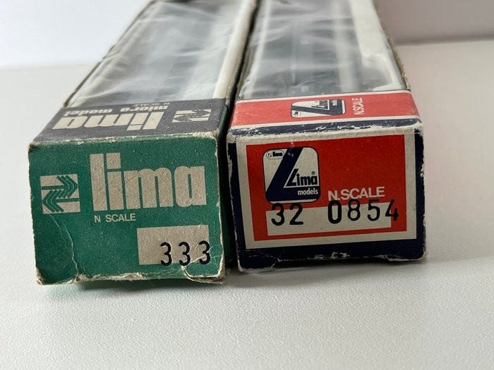 Lima N - 333 en 0854 - Modelltogvogn (2) - 2 vogner - C.I.W.L. | FINN ...
