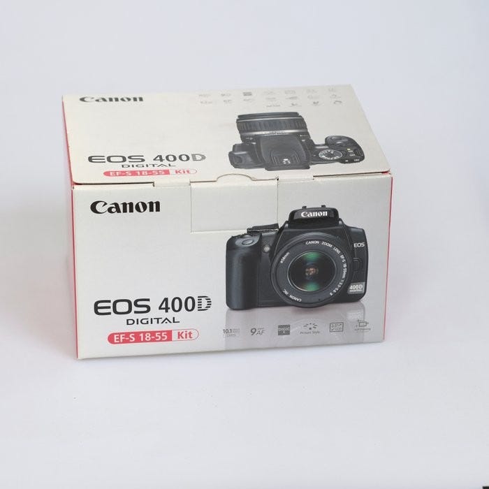 Canon EOS 400D Kit EF-S 18-55 Digitalt reflekskamera (DSLR) | FINN-torget