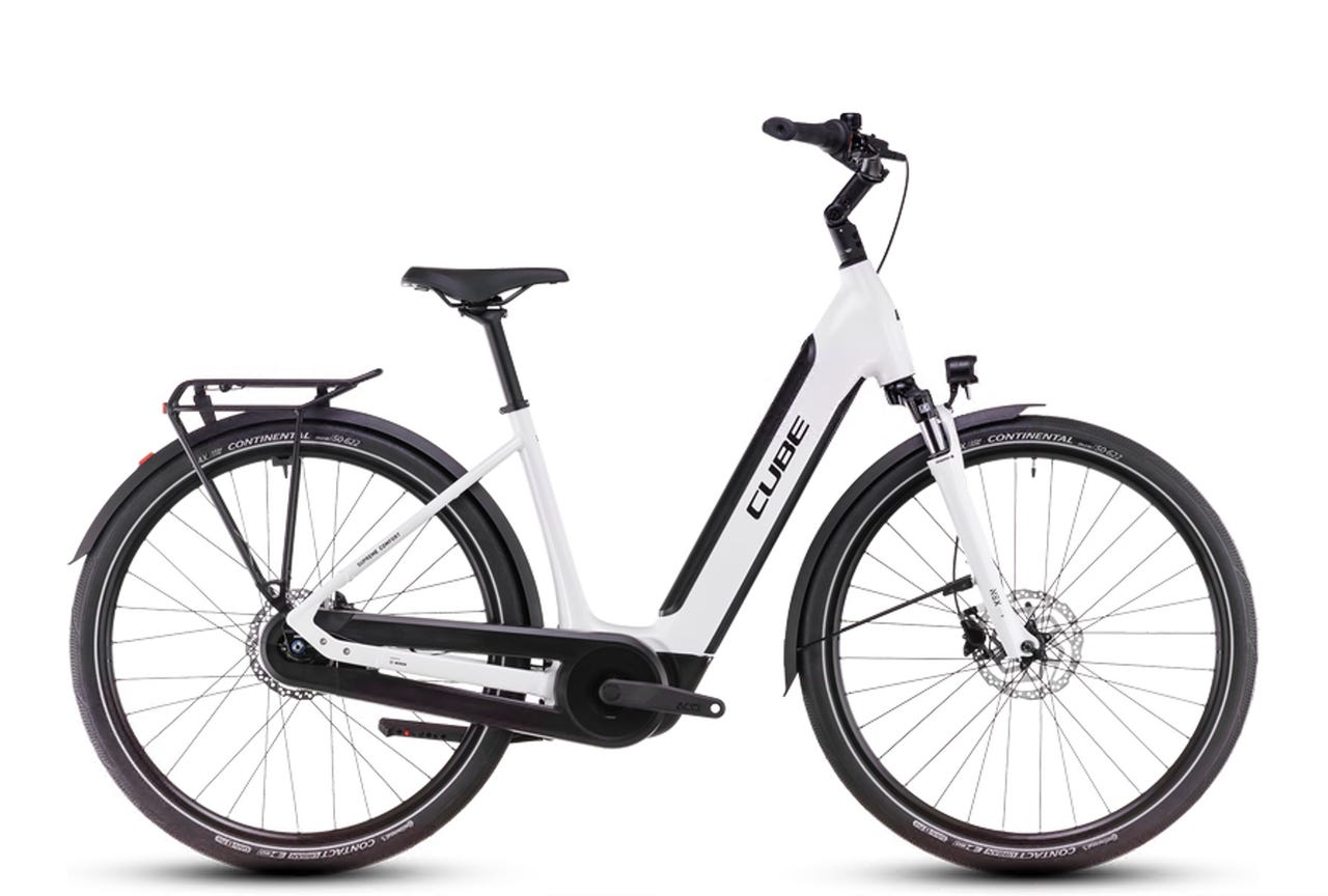 CUBE Supreme Hybrid Comfort ONE 500 metallicwhite'n'black Easy Entry El ...