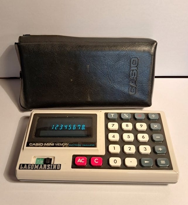Casio - Kalkulator - 1990–2000 - Calculator lagomar saker | FINN-torget