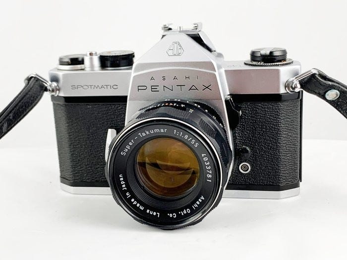 Asahi Spotmatic SP + Super-Takumar 1,8/55mm *Text lesen* | Et objektiv ...