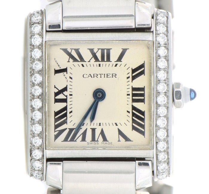 Cartier - Tank Française - Ingen reservasjonspris - 2300 - Dame - 2000 ...