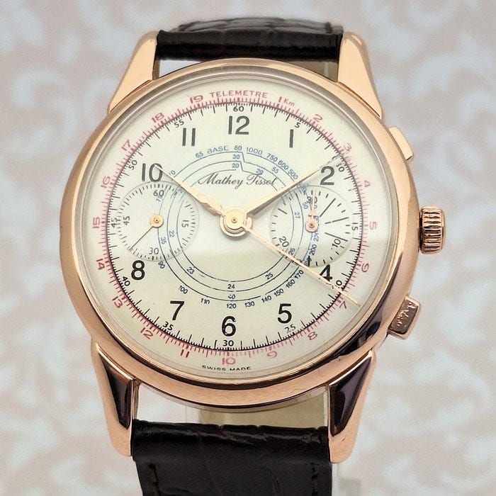 Chronographe Suisse - Mathey-Tissot - Cal. Landeron 48 - JUMBO - Ingen ...
