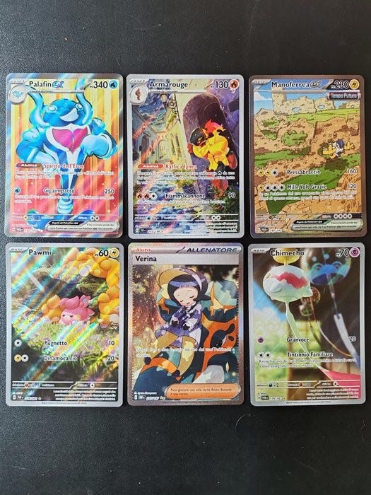 Pokémon Mixed collection - 3 Illustrazioni Rare + 2 Alternative Art + 1 ...