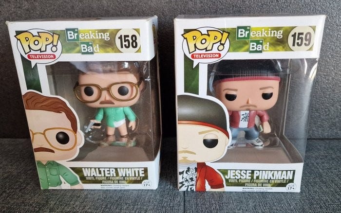 Funko - Funko Pop Breaking Bad - Walter White & Jesse Pinkman - 2010 ...