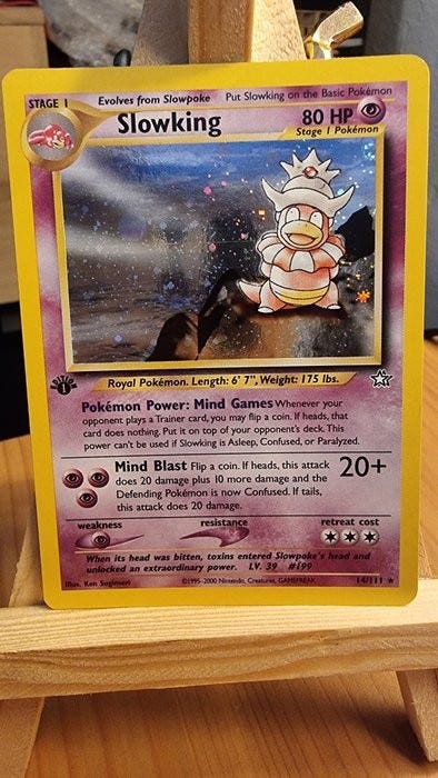 Pokémon - 1 Card - 1st edition Slowking Neo Genesis - NM!!! | FINN-torget