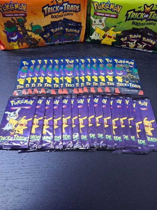 Pokémon - 30 Booster pack - trick or trade | FINN-torget