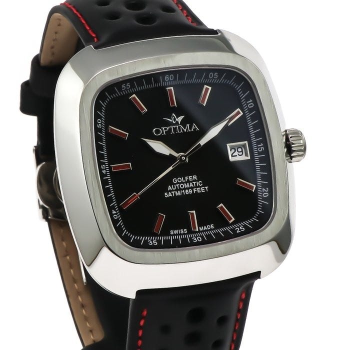 Optima - Golfer Swiss Automatic Watch - OSA487-SL-3 - Ingen reservasjonspris - H | FINN-torget