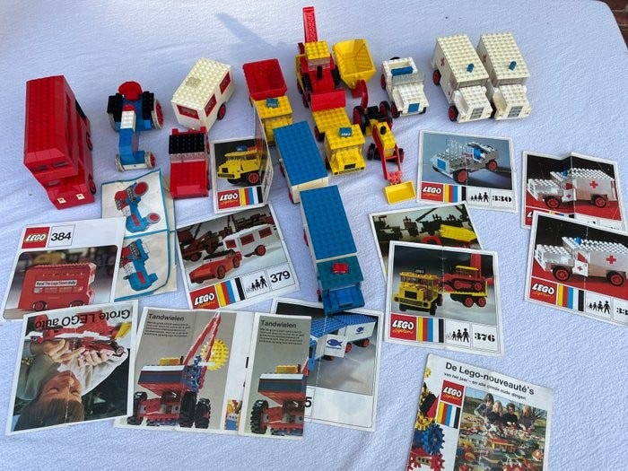 Lego - Legoland - 10x 'large vehicle' - 1960-1970 | FINN-torget