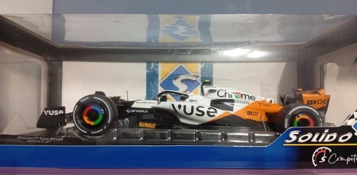 Solido 1:18 - Modell racerbil - McLaren F1 Team MCL60 - Lando Norris ...