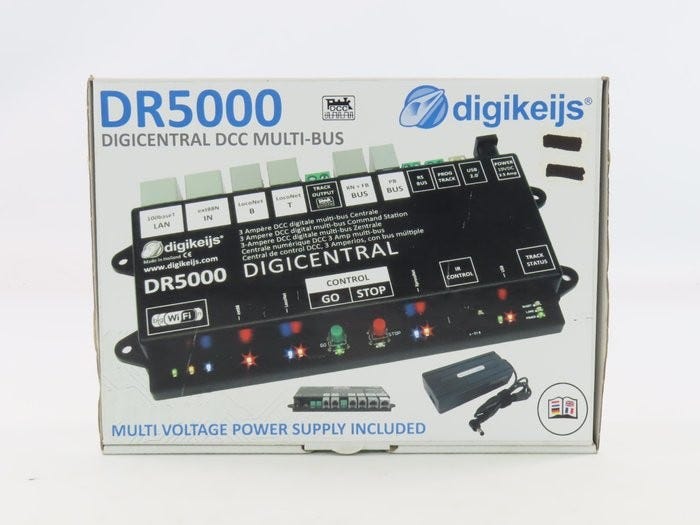 Digikeijs 0, H0, N - DR5000 - Digital kontrollenhet (1) - DR 5000 DCC sentral | FINN-torget