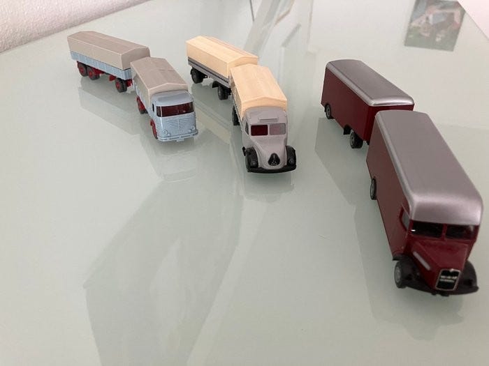 Wiking 1:87 - Modell-lastebil (6) - MAN Diesel / Büssing / Magirus ...