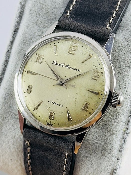 Paul Marrison - Patina Dial - Ingen reservasjonspris - Cal.1361 3818 ...