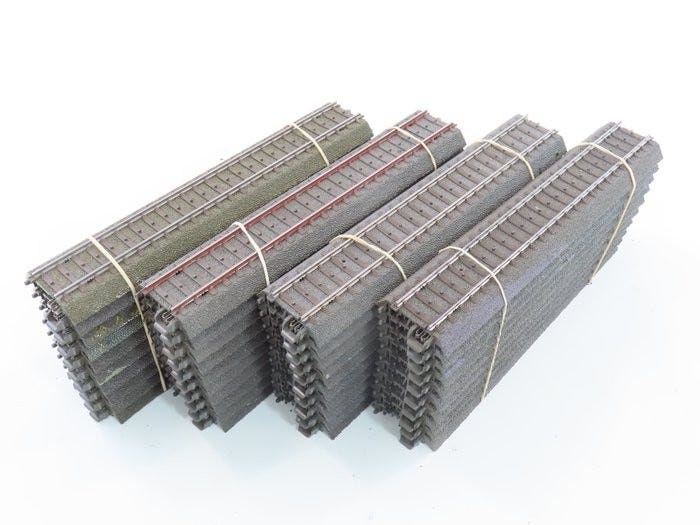 Märklin H0 - 24188 - Modelltogspor (40) - 40-delt skinneparti med rette ...