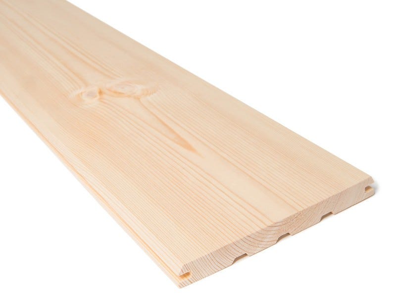 Furu Skogen panel 21x195 mm. kl.2 og underligger natur 12x070 mm ...