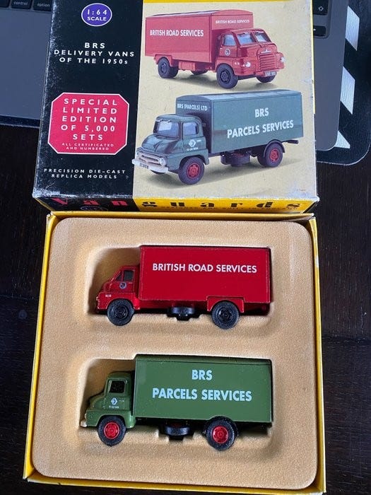 Vanguards 1:43 - Modellbil - Vanguards gift set brs delivery vans ...