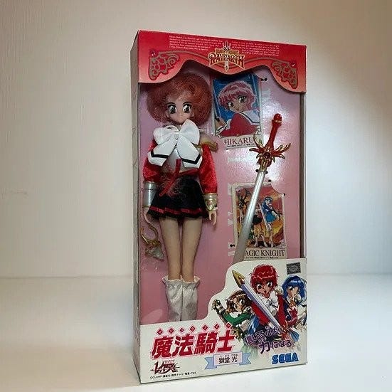 Bandai - BANDAI - MAGIC KNIGHT RAYEARTH HIKARU SHIDOU DOLL TOY SEGA ...