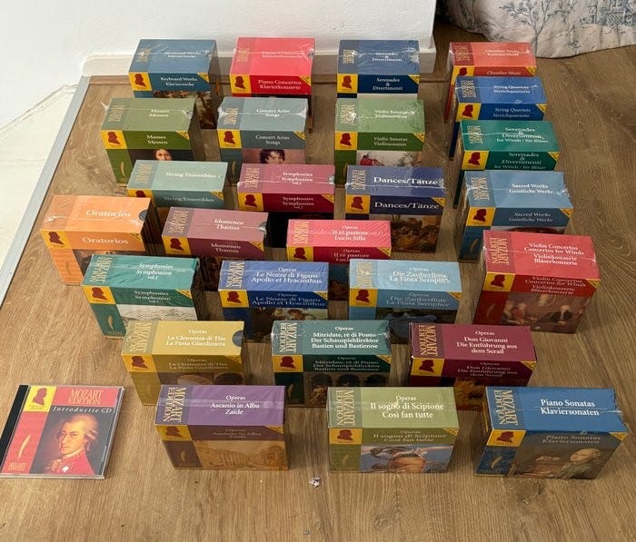 Mozart - Flere artiser - The complete (really) works on 171 sealed ...