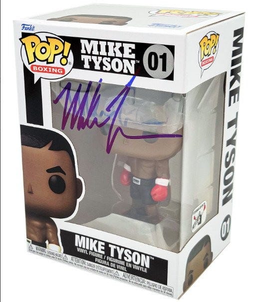 Funko Pop! - #01 Mike Tyson - Signed Funko - 2000-present - Statue ...