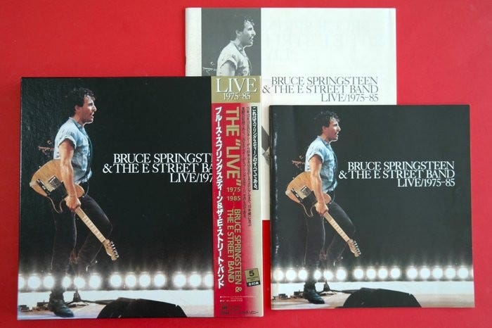Bruce Springsteen - Live/ 1975-85 / 1st Japan Press Great 5 x LP Box ...