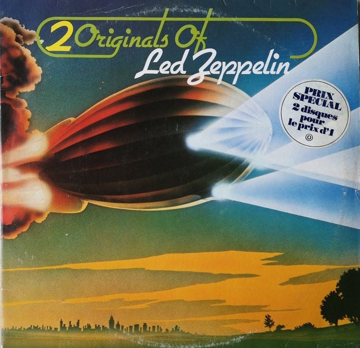 Led Zeppelin - "2 Originals of Led Zeppelin" ATLANTIC 80 005 Germany ...