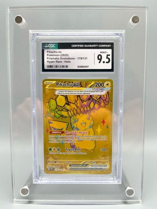 The Pokémon Company Graded card - Pikachu ex - Prismatic Evolutions ...