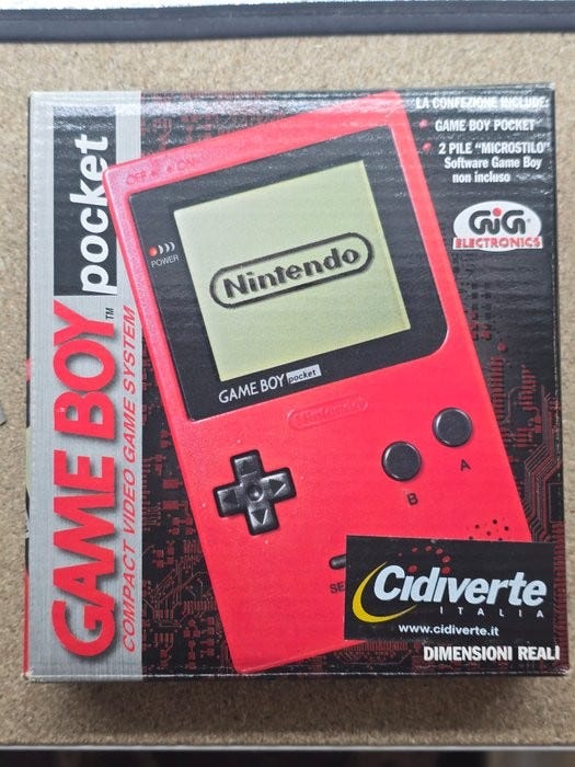 Nintendo - Gameboy Pocket - - BRAND NEW - GBP Limited Edition Red - Mgb ...