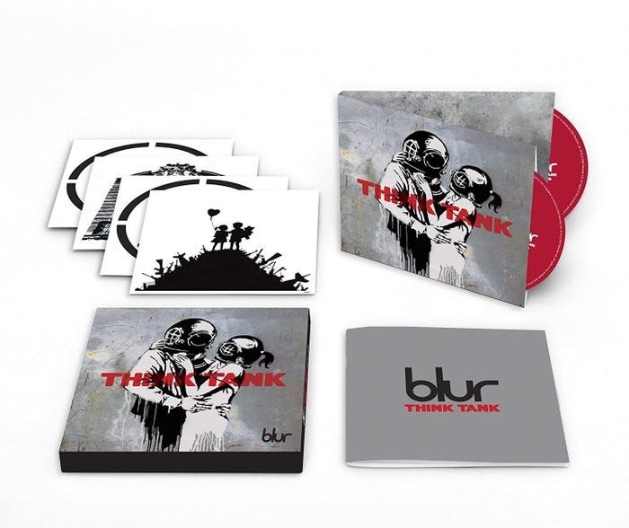 Blur, Banksy - Think Tank - BANKSY artwork [Expanded Special Edition ...