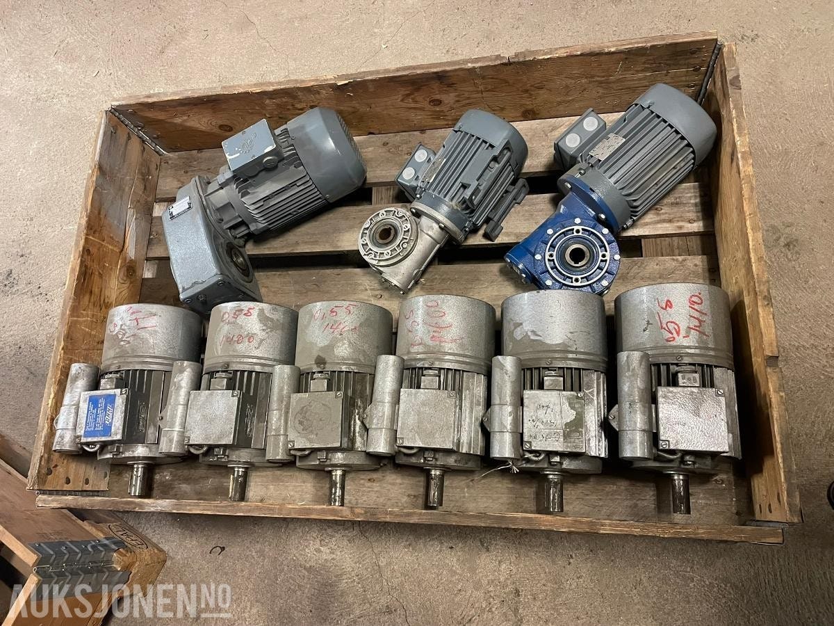 NOS: 230Volt el motorer / gearmotorer | FINN-torget