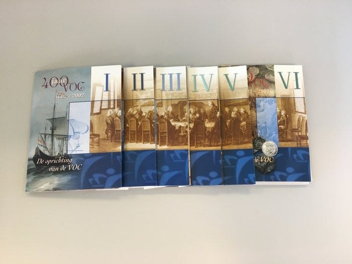 Nederland. Year Set (BU) 2002 "400 jaar VOC 1602/2002" (6 sets) (Ingen ...