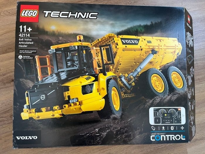 Lego Sett - 42114 - Teknikk - 6x6 Volvo Articulated Hauler | FINN-torget