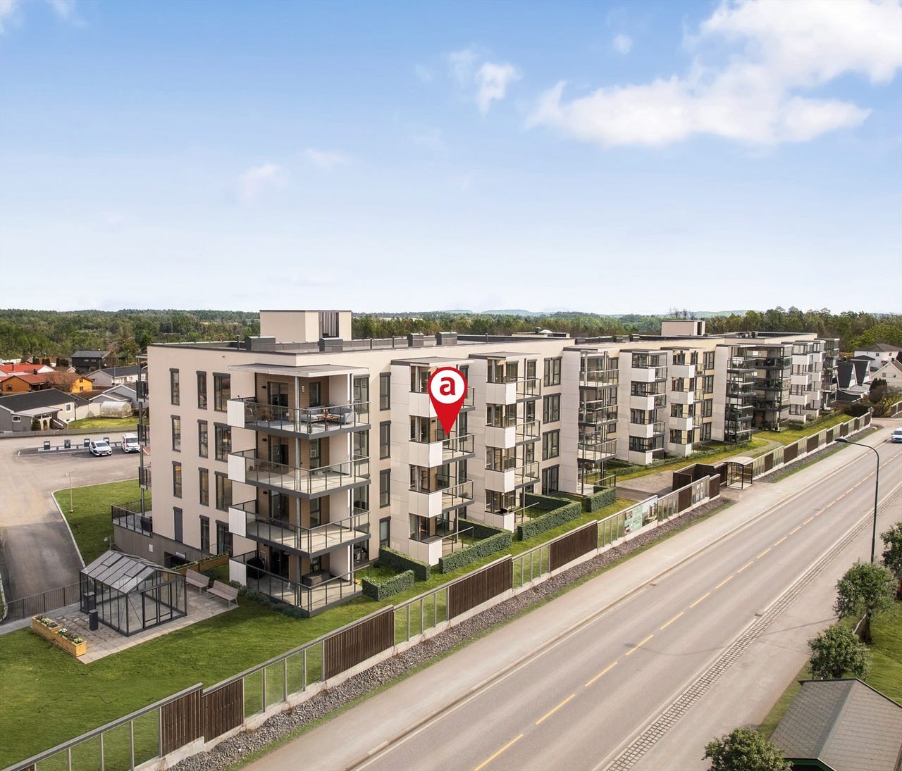 HOVLAND/DENJA HAGE-Fin, ny 3-roms leilighet i 3. etasje med sentral ...