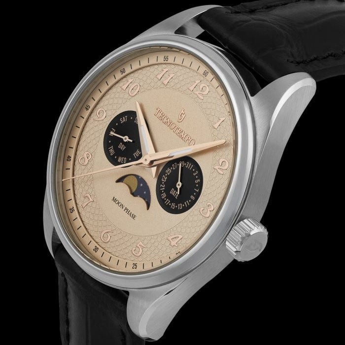 Tecnotempo - "Full Moon" - Calendar & Moon Phase - 41mm - Limited ...