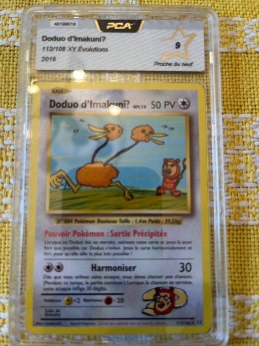 PCA - 1 Graded card - Pokémon - Doduo d'Imakuni - PCA 9 | FINN-torget