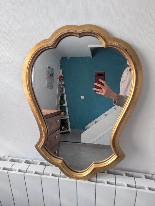 Speil- barokk - Tre - Veggspeil | FINN-torget