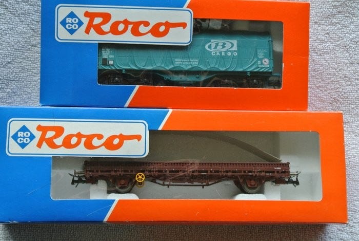 Roco H0 - 46545/46913 - Modelltog godsvogn (2) - NMBS | FINN-torget