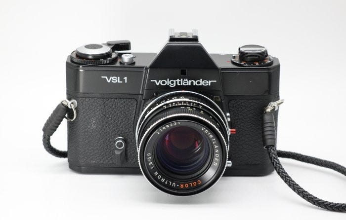 Voigtländer VSL-1 + Ultron 1,8/50mm Et objektiv speilreflekskamera (SLR ...
