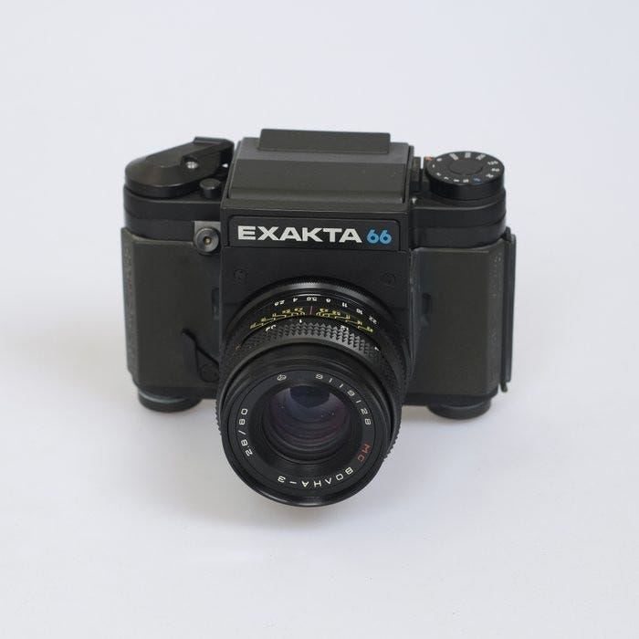 Exakta 66+ MC BOAHA-3 80 mm f/2.8 Mellomformat kamera | FINN-torget
